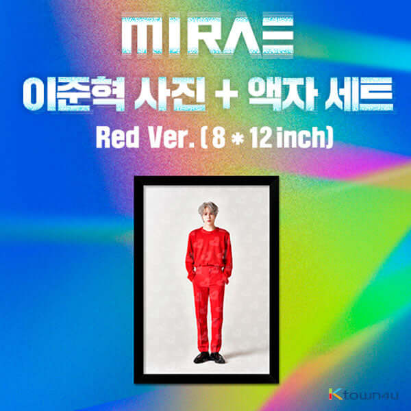 MIRAE - Lee Jun Hyuk Photo + Frame Set (Red Version) – Allkmag