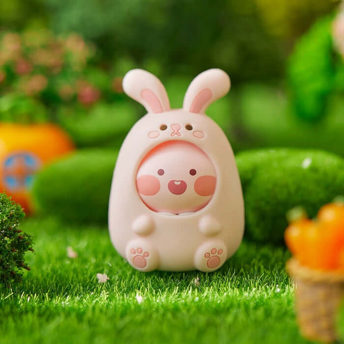 Little Peach Rabbit Figure Keyring – Allkmag