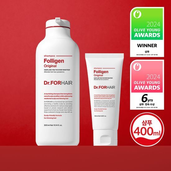 [2024 Awards / 6 Years in a Row #1] Dr. For Hair Poligen Shampoo 400ml ...