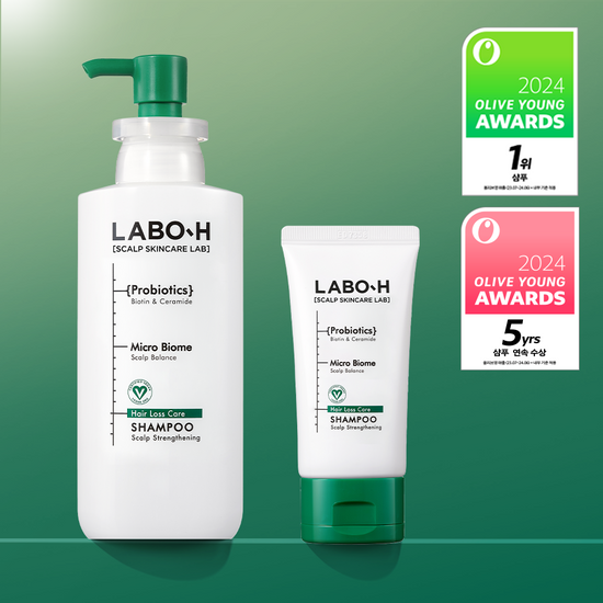 Labo H Hair Loss Relief Shampoo Scalp Strengthening (333ml+50ml) – Allkmag