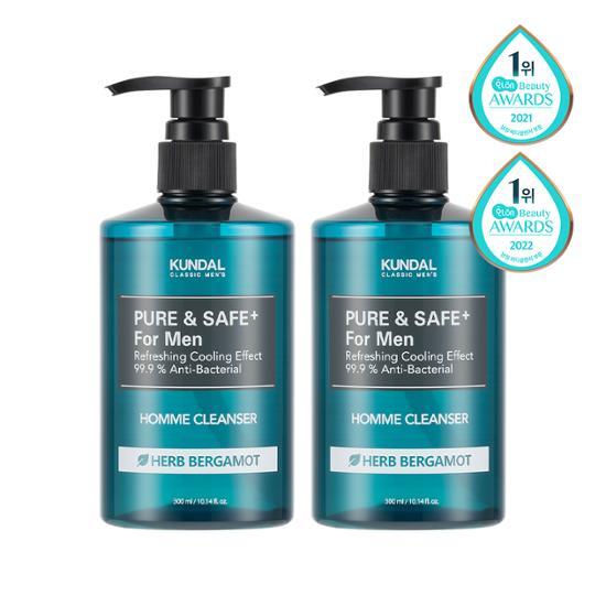 [HwaHae 2 Years in a Row #1] Kundal Pure & Safe Cooling Men's Cleanser ...