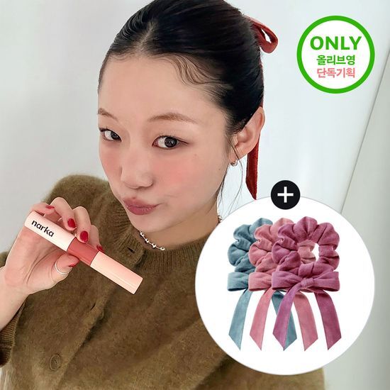 [Ingwa PICK] Narka Hair Mascara 2 Types, Choose 1 (+ Ribbon Scrunchie ...